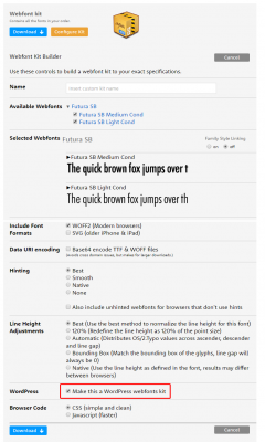 How to install MyFonts webfont on WordPress website | Amaze Media